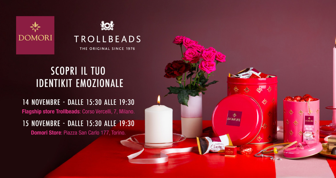 Scopri il tuo identikit emozionale con Domori x Trollbeads - Domori